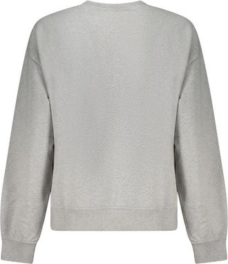Calvin Klein Logo-Embroidered Cotton Sweatshirt - Gray