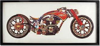 World Art Motorrad in Rot