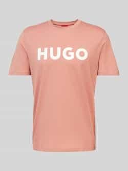 HUGO BOSS T-Shirt mit Label-Print Modell DULIVIO