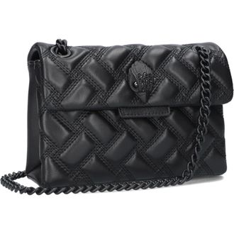 Kurt Geiger Femme, Sacs, Noir, Taille: ONE Size Mini sac bandouli&egrave;re Kensington