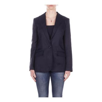 Ralph Lauren Femme, Vestes, Bleu, Taille: 34 FR Lauren Blazer