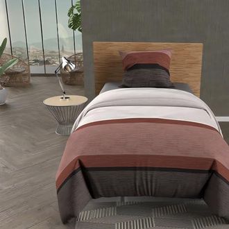 Soleil d'Ocre Satz Abdeckung von Tröster, Rot, 140 x 200 cm