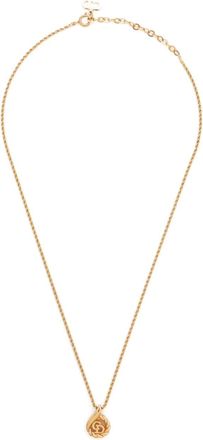 Dior Halskette mit CD-Anhänger - Gold