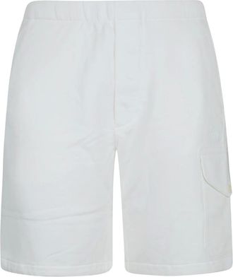 C.P. Company C.p. Company, Homme, Shorts, Blanc, Taille: L Bermudas Cargo Rip-Stop