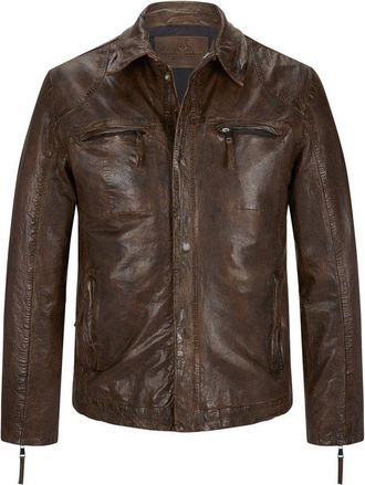 Milestone Lederjacke MSStefano aus geschmeidigem Lammleder im Vintage/Retro Look