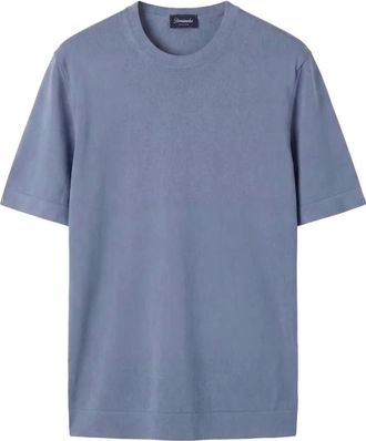 Drumohr Homme, Tops, Bleu, Taille: XL T-shirt