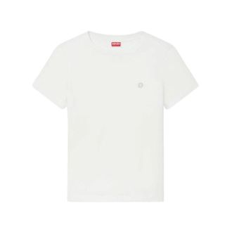 Kenzo Boke Flower Embroidered T-shirt - - Tops - Damen - Wei&szlig; - S