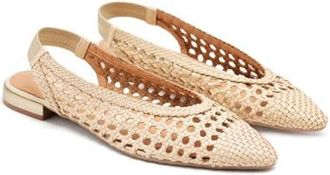 Gioseppo BALLERINES TRESS&Eacute;ES EN CUIR DE COULEUR OFF-WHITE POUR FEMME GUATAVITA