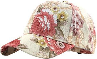 Generic Casquette de baseball pour queue de cheval - Casquette de baseball unisexe en coton brod&eacute; - Casquettes de baseball pour adolescentes et filles, beige,