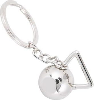 Generico Porte-clés de fitness en alliage de zinc : sacs de gymnastique pour femme pour sac à dos | Porte-clés avec barre | Keychain Dumbell | Porte-clés avec 