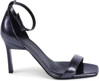 Calvin Klein Femme, Chaussures, Noir, Taille: 41 EU Sandales &agrave; Talons Aiguilles en Cuir