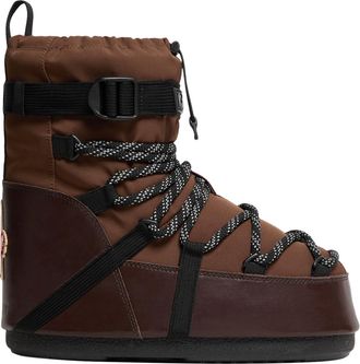 Moncler Moncler Moon Boot X Icon Low Snow Boot, Men, Brown, Size: 42-44