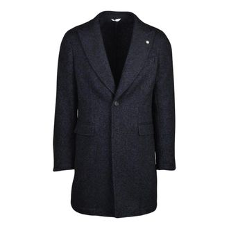 Manuel Ritz Cappotto - - Coats - Herren - Blau - 2XL
