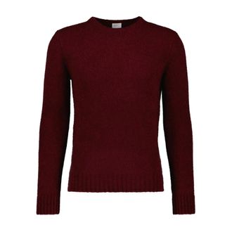 04651/ Rundhals-Strickware - - Knitwear - Herren - Rot - L