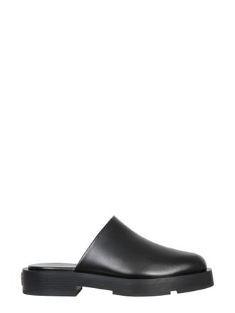 Givenchy Squared Toe Calf Leather Loafer - Black
