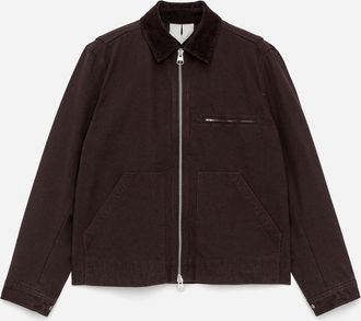 Arket Jacke Aus Baumwollcanvas -Braun