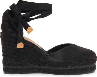 Castaner Femme, Chaussures, Noir, Taille: 40 EU Espadrilles compens&eacute;es mod&egrave;le Chiara