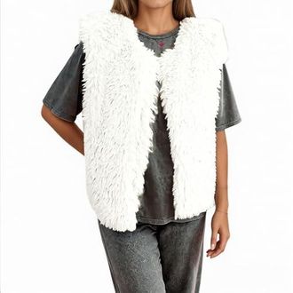 Generic Gilet sans Manche Femme Gilet Femme D&eacute;contract&eacute; Quotidien Ville Long Uni - Top sans Manches D&eacute;contract&eacute; Et Moderne