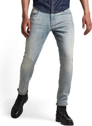 G-Star RAW Herren Lancet Skinny Jeans, Blau (Vintage Nassau Destroyed D17235-8968-C467), 29W / 34L