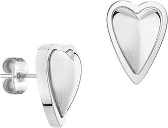 Liebeskind Liebeskind Berlin Ohrringe - Edelstahl Metal Heart - Gr. unisize - in Silber - f&uuml;r Damen