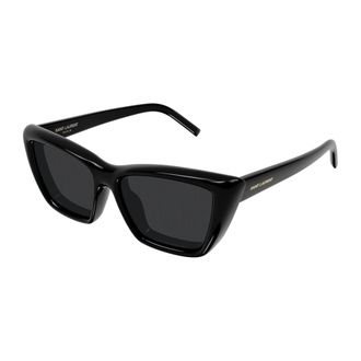 Saint Laurent Mica Plump Sonnenbrille - - Accessories - Damen - Schwarzk - 55 MM