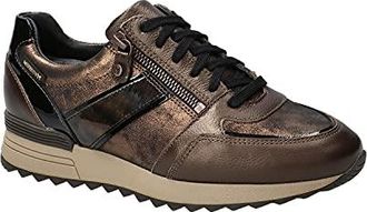 Mephisto Femme Toscana Metallic Leather Bronze Formateurs 40.5 EU