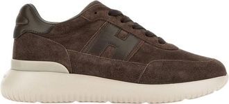 Hogan Homme, Chaussures, Brun, Taille: 42 1/2 EU H709 Allacciato H Banda
