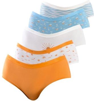 Dim Femme Les Pockets Coton Color&eacute;s X5 Boxer, Lot Chaleur D&eacute;t&eacute;, 36-38 EU