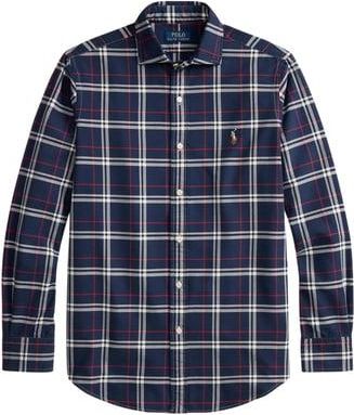 Polo Ralph Lauren Chemise droite &agrave; carreaux en coton