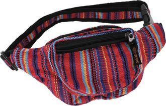Guru Shop Ethno Sidebag & G&uuml;rteltasche, H&uuml;fttasche - Modell 3, Unisex - Erwachsene, Baumwolle, 14x22x6 cm
