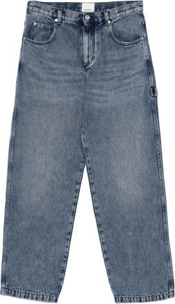 Isabel Marant logo-patch jeans - Blau