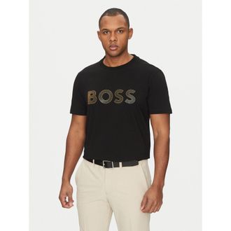 HUGO BOSS T-Shirt TL Logo 50535170 Schwarz Regular Fit