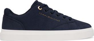 Tommy Hilfiger Sneakers Tommy Hilfiger Logo Cupsole Trainers FW0FW09109 Dunkelblau