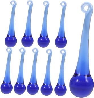 Milisten 10st&uuml;cke Kristall Anh&auml;nger H&auml;ngekristall Prismen Teile DIY Anh&auml;nger Dekoration F&uuml;r Schlafzimmer Wohnzimmer Garten Lichtdekoration