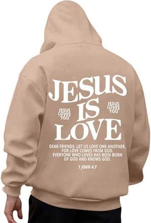 Generic Sweat a Capuche Homme Sweatshirt Hooded Hoodie Pullover Homme Longue Manche avec Doublure en Fleece et Design Th&eacute;matique, Sweatshirt pour Streetwear E