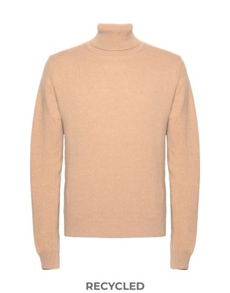 8 by YOOX CASHMERE ESSENTIAL ROLL-NECK SWEATER