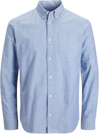 Jack & Jones Jack & Jones Chemise pour Homme, Coupe ajust&eacute;e, Bleu Cachemire/Coupe : Coupe ajust&eacute;e, XXL
