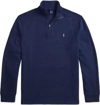 Polo Ralph Lauren Pull droit col montant en coton