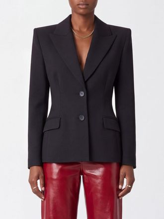 Nissa Blazer droit coupe slim &agrave; revers en pointe