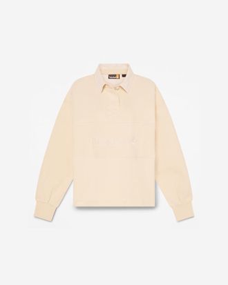 Timberland Lush Rugby-Polohemd f&uuml;r Damen in Beige, Damen, Beige, Gr&ouml;&szlig;e
