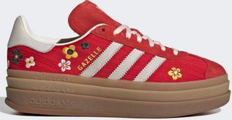 adidas Originals Gazelle Bold - Schuhe in Better Scarlet/Wollwei&szlig;-Rot