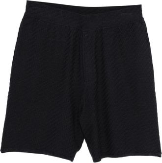 Emporio Armani Homme, Shorts, Noir, Taille: 3XL Bermuda en maille &agrave; motifs
