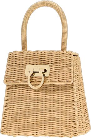 Ferragamo Handle Top Handle Bag - Beige