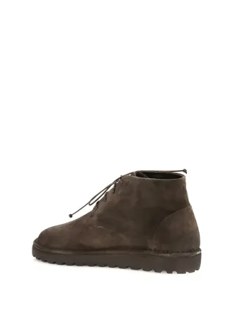 Mars&egrave;ll Mens Lace-Up Shoes Sancrispa Alta Dark Brown Flat