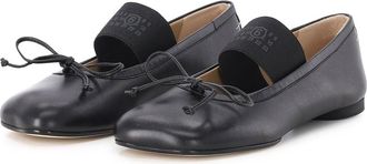 Maison Margiela Ballerinas mit Logo-Band