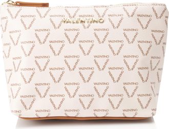 Valentino Damen Lady RE Handbag, Bianco/Cuoio