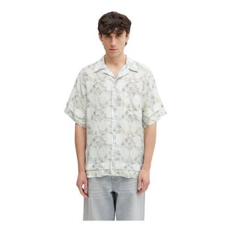Wales Bonner Lotus Bowling Shirt - - Shirts - Herren - Mehrfarbig - M