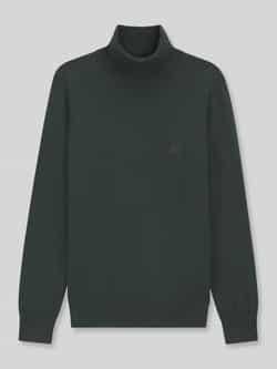 Boss Orange by Hugo Boss Rollkragenpullover mit Logo-Patch aus Kaschmir