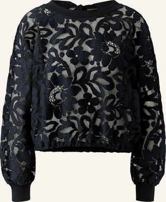 Oui Blusenshirt schwarz