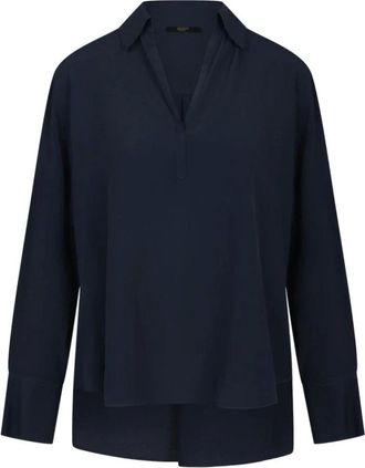 Seventy Femme, Blouses et Chemises, Bleu, Taille: 36 FR Long Sleeve Hauts